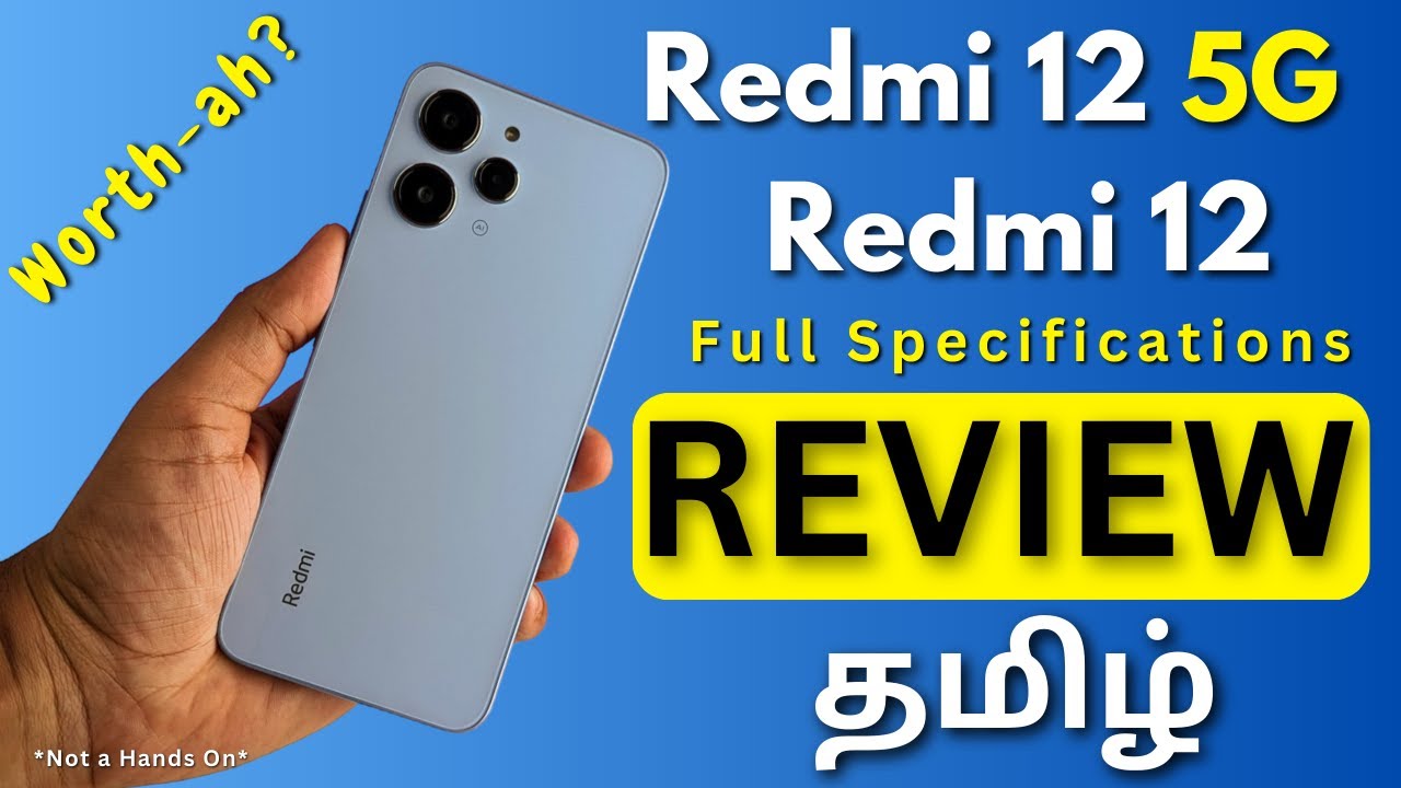 Redmi 12 5G & Redmi 12 Full Specifications Review in Tamil - YouTube