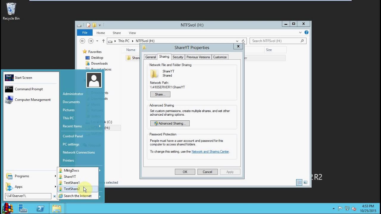Basic Share Setup - YouTube