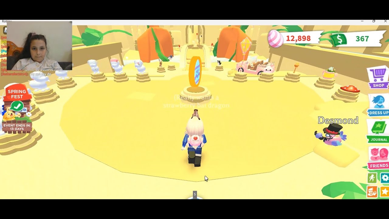 M&M Team , Maraya Playing Roblox - Adopt me \Spring Fest 3 - YouTube