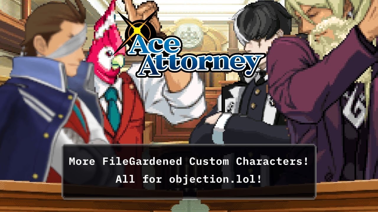 Even more Custom Characters for objection.lol! - YouTube