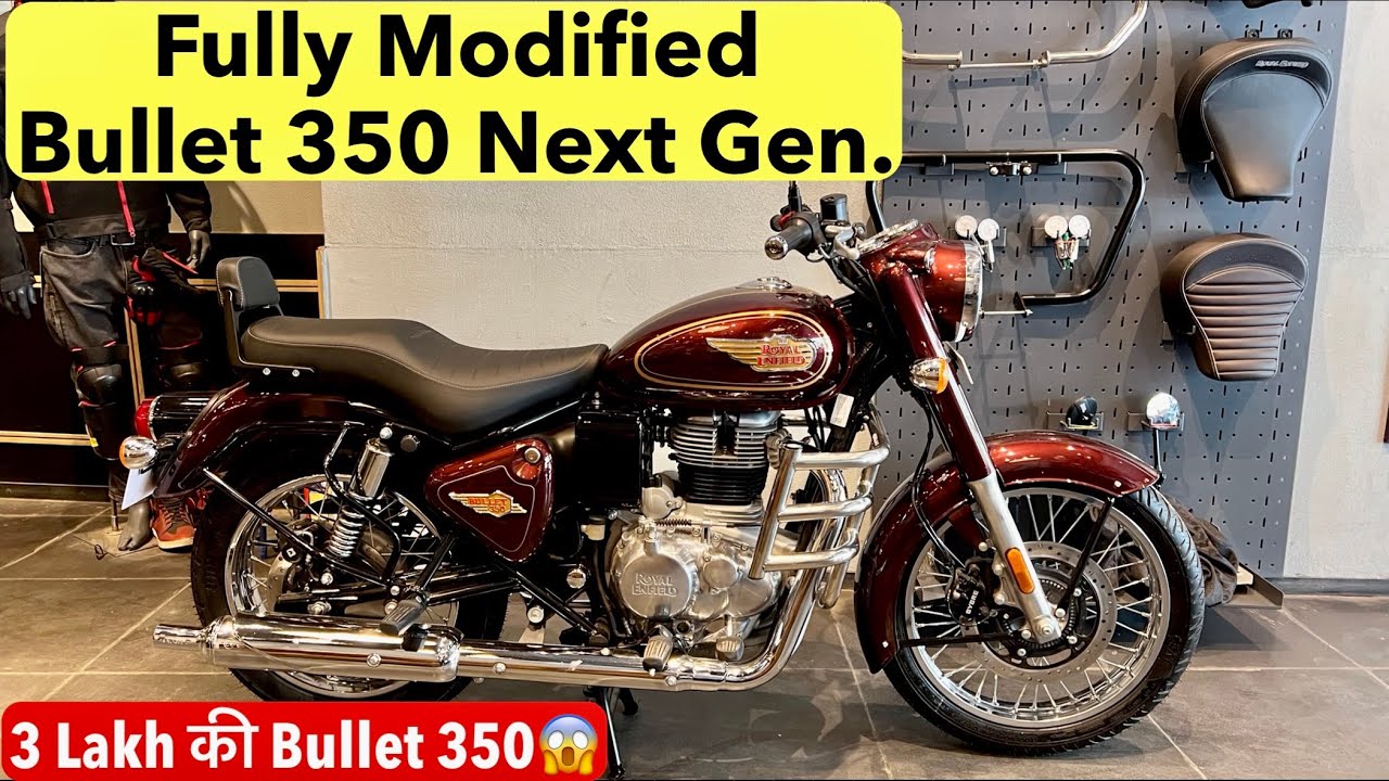 New R.E Bullet 350 Standard Next Gen. | All Company Genuine Accessories ...