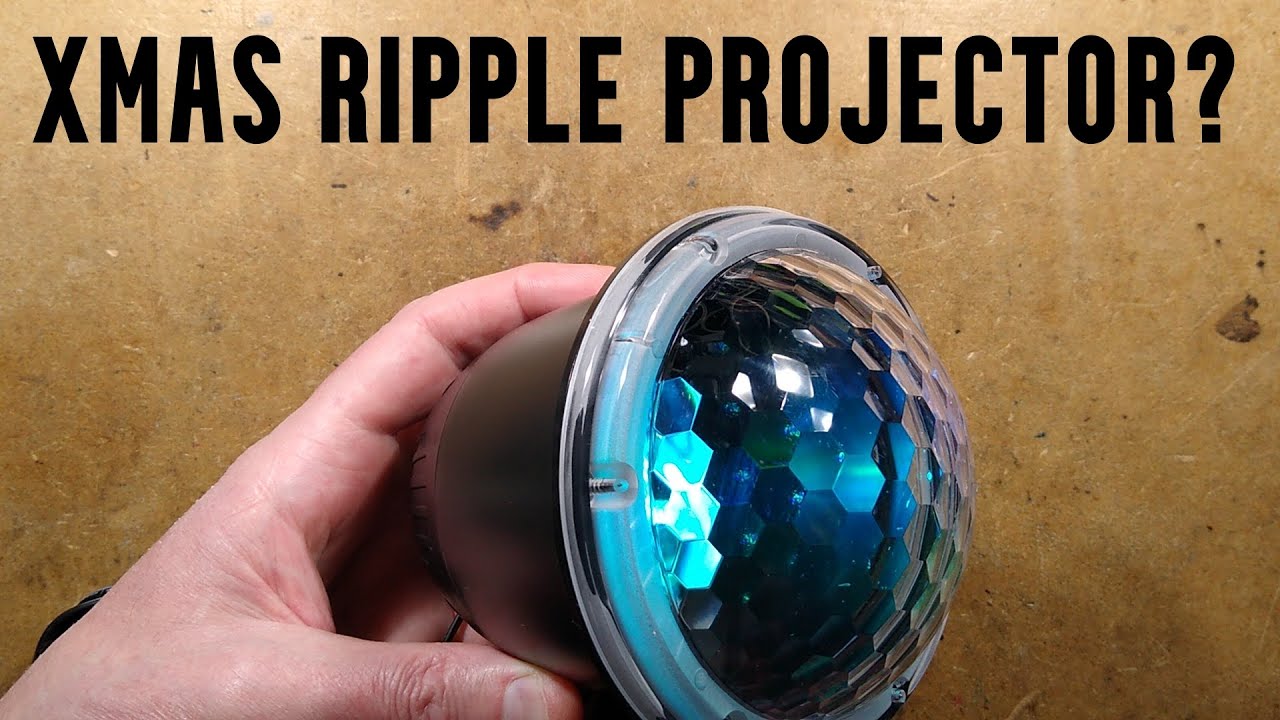 Outdoor Xmas ripple projector teardown (with schematic) - YouTube