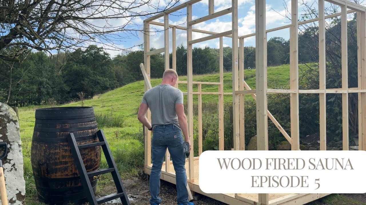 DIY Wood Fired Sauna | Lake District Homestead | Episode 5 - raising ...