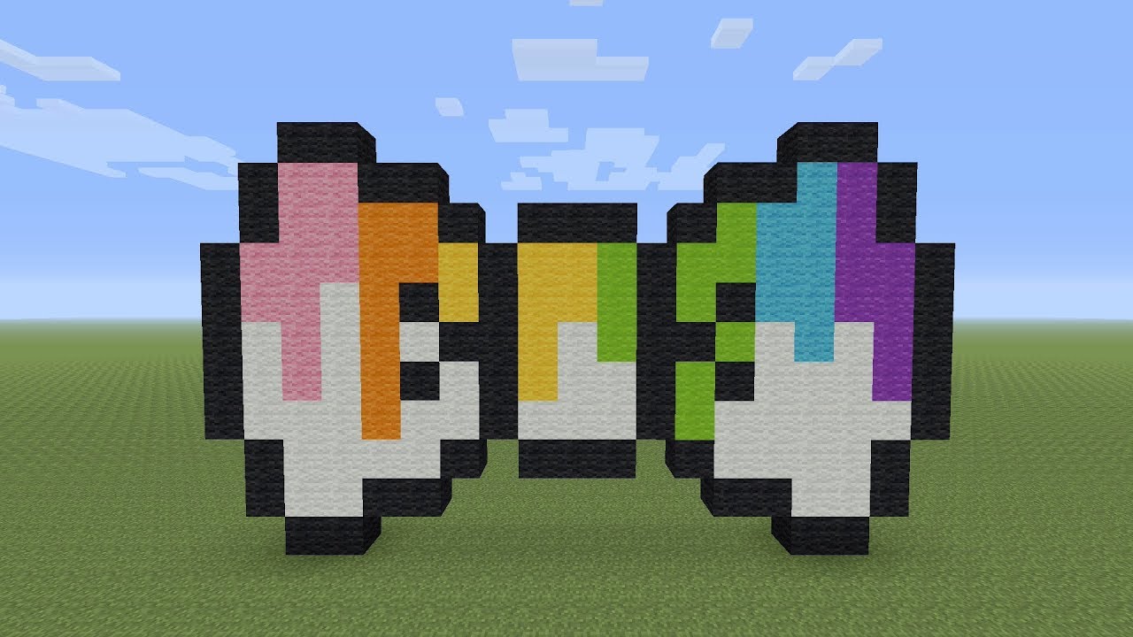 Minecraft Bow Pixel Art