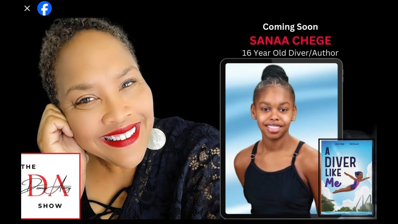 16 year old diver, author and trailblazer, Sanaa B. Chege! - YouTube