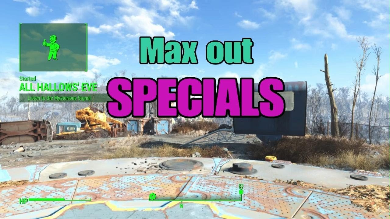 Fallout 4 Hack- Max Out SPECIALS Glitch / Easy Guide - YouTube