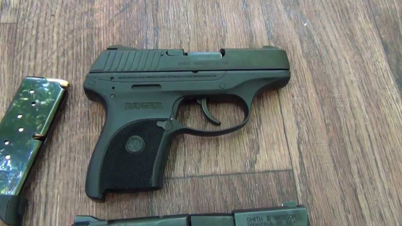 S&W M&P Shield 9 and Ruger LC9 Closeups - Eye Candy! - YouTube