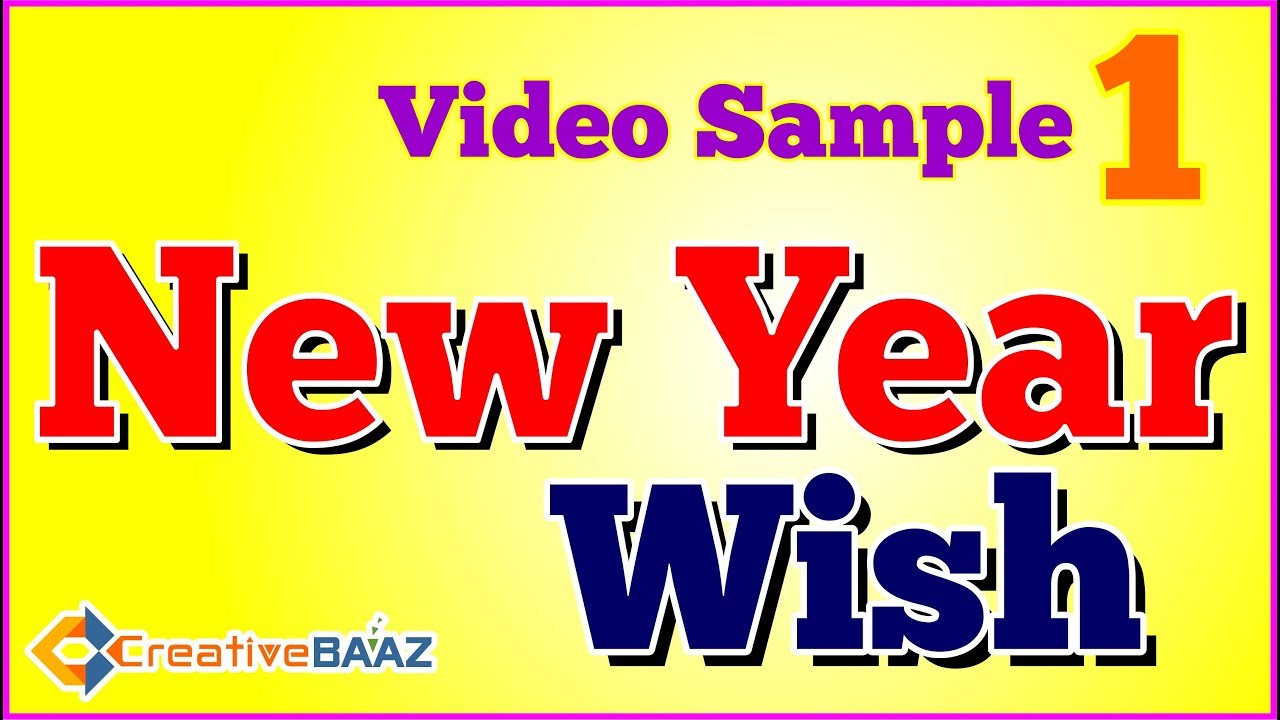 New Year Wish 2019 # Happy New Year 2019 # New Year Video - YouTube
