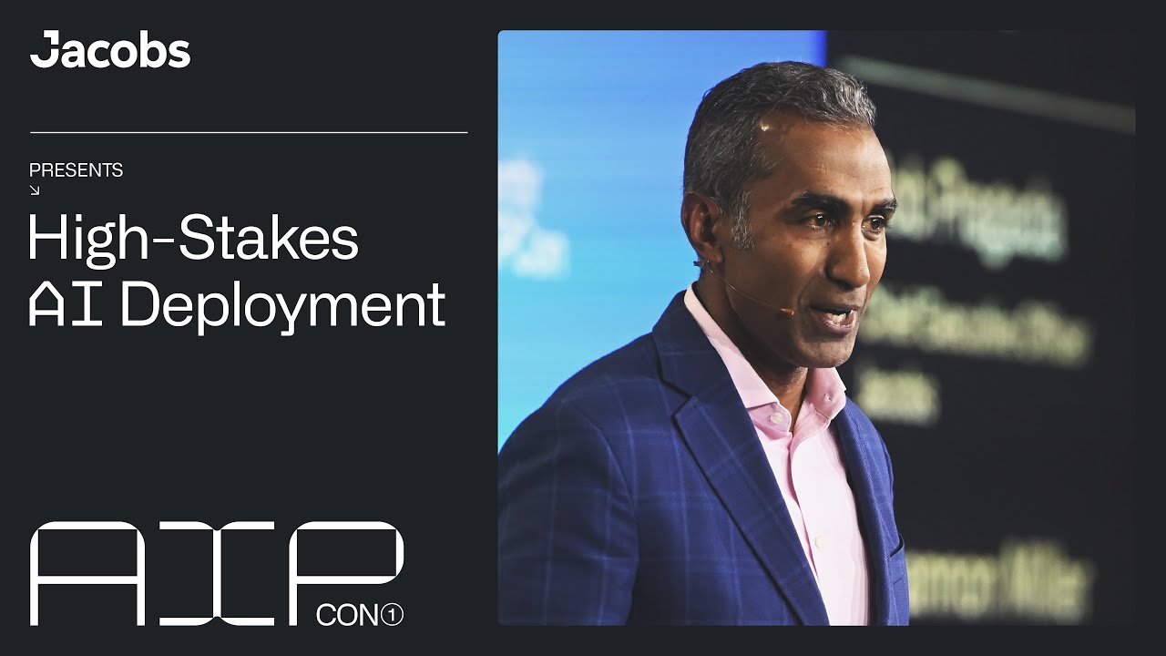 High-Stakes AI Deployment | Jacobs at Palantir AIPCon - YouTube
