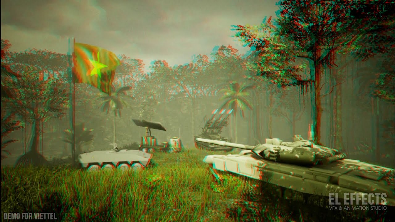3D stereo Vietnam war movie - EL EFFECTS - VFX & Animation Studio - YouTube