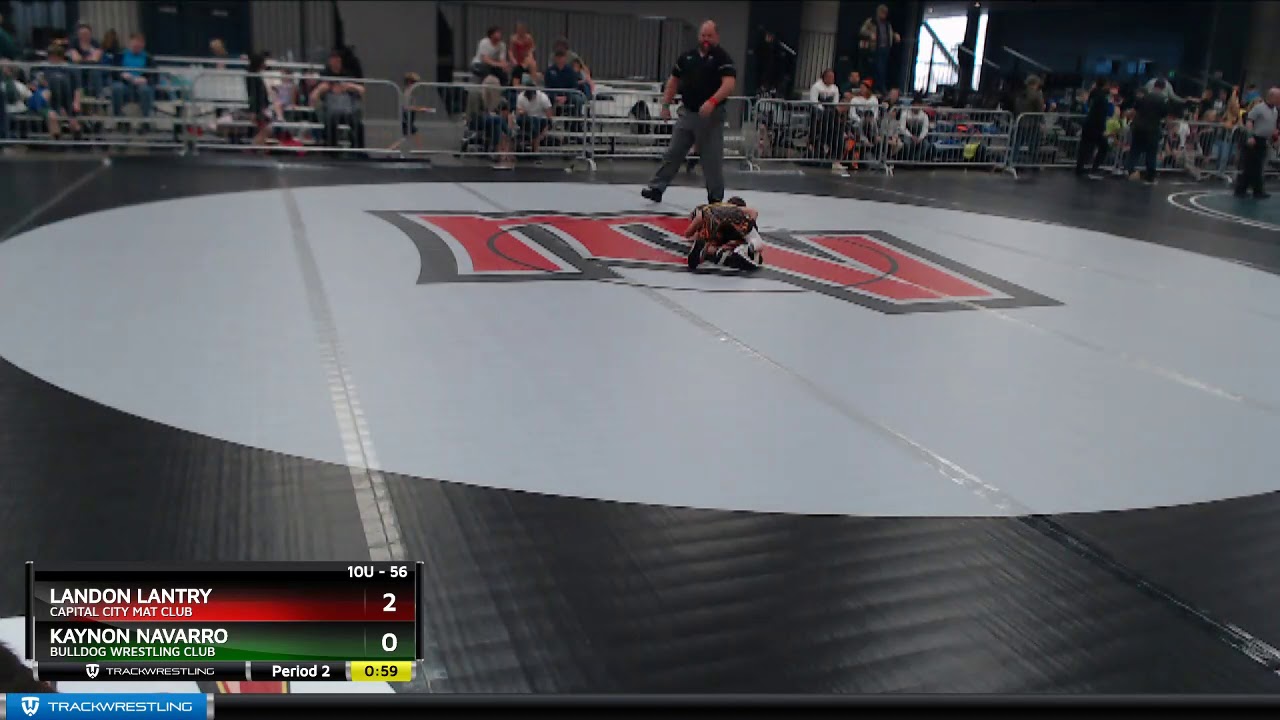 10U 56 Landon Lantry Capital City Mat Club Vs Kaynon Navarro Bulldog ...
