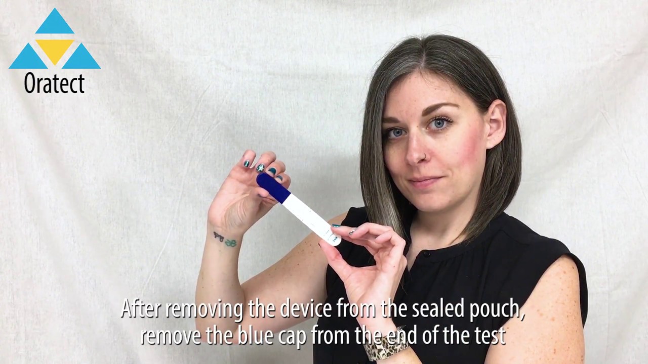 Oratect Saliva Drug Test Kit Product Demonstration - YouTube