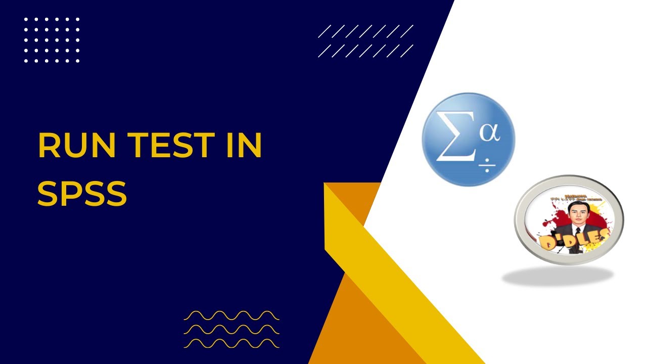 Run Test in SPSS - YouTube