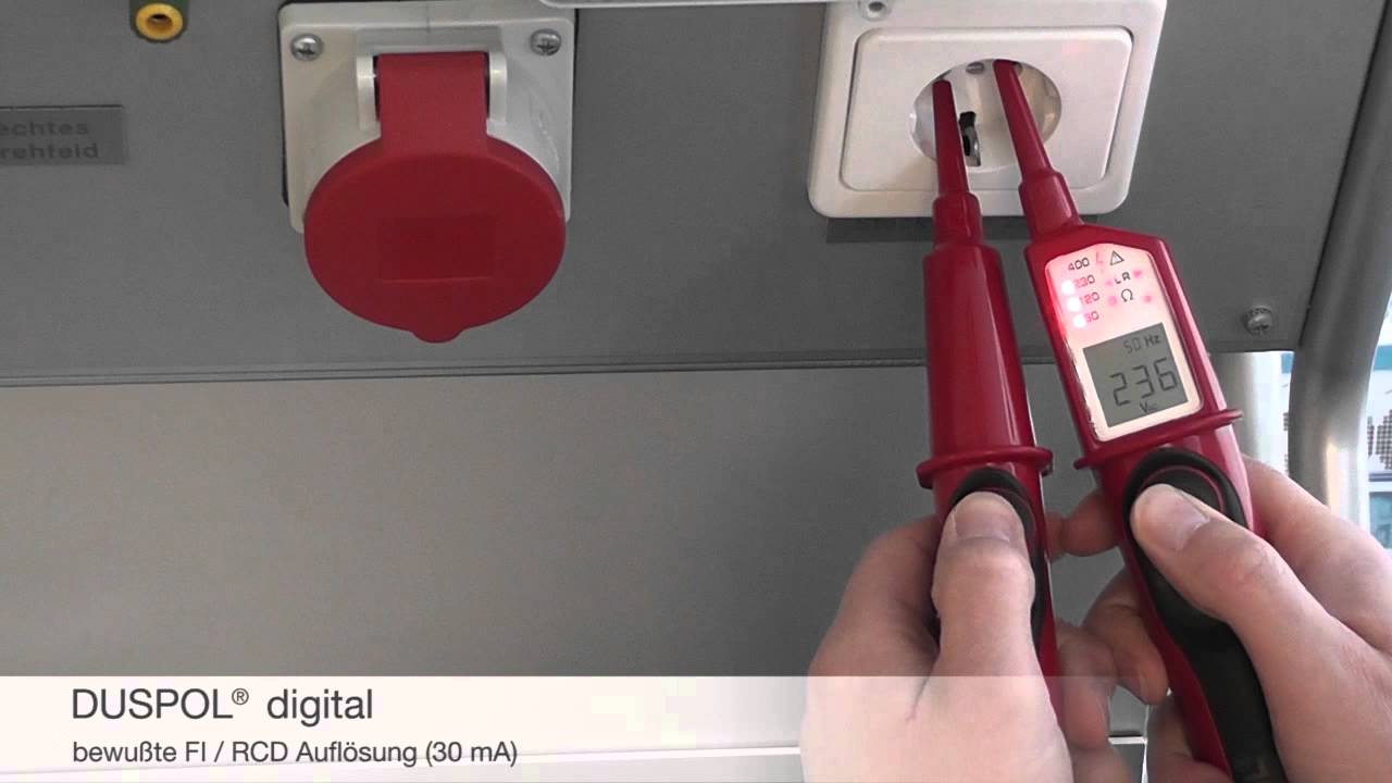 BENNING Spannungsprüfer - DUSPOL® digital - YouTube