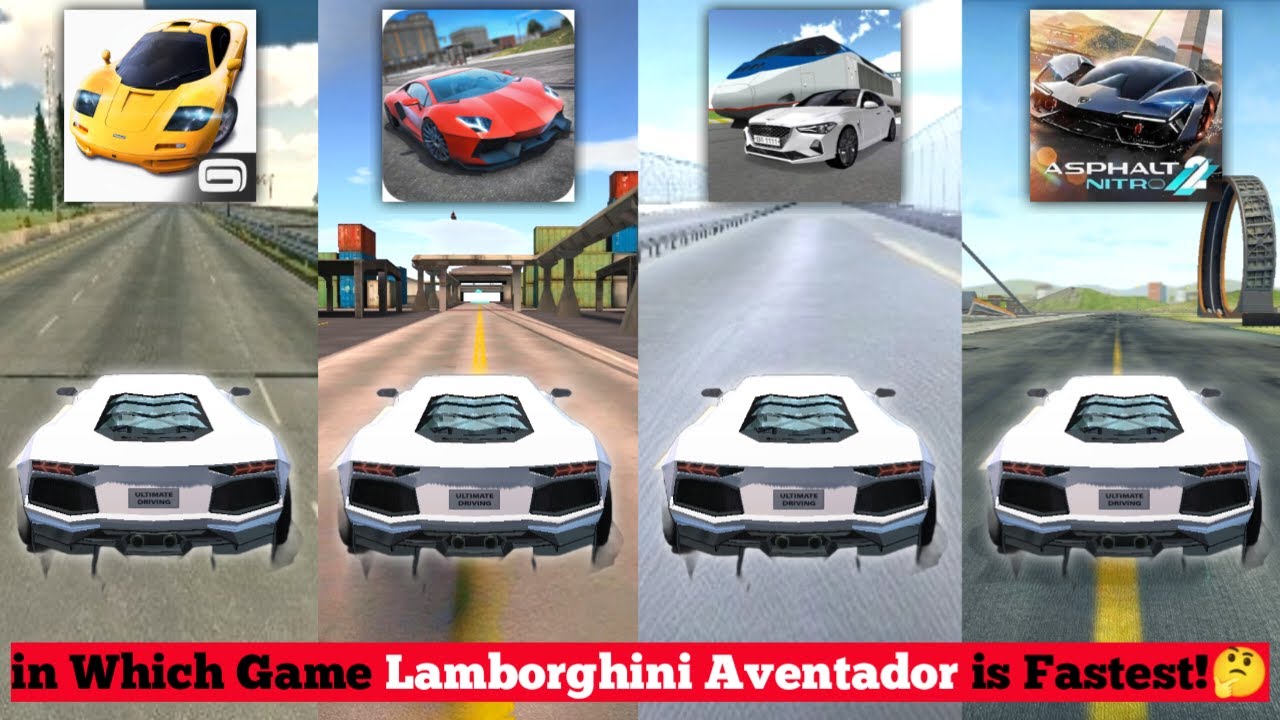 Lamborghini Aventador Top Speed in,Ultimate Car & 3D Driving Class ...
