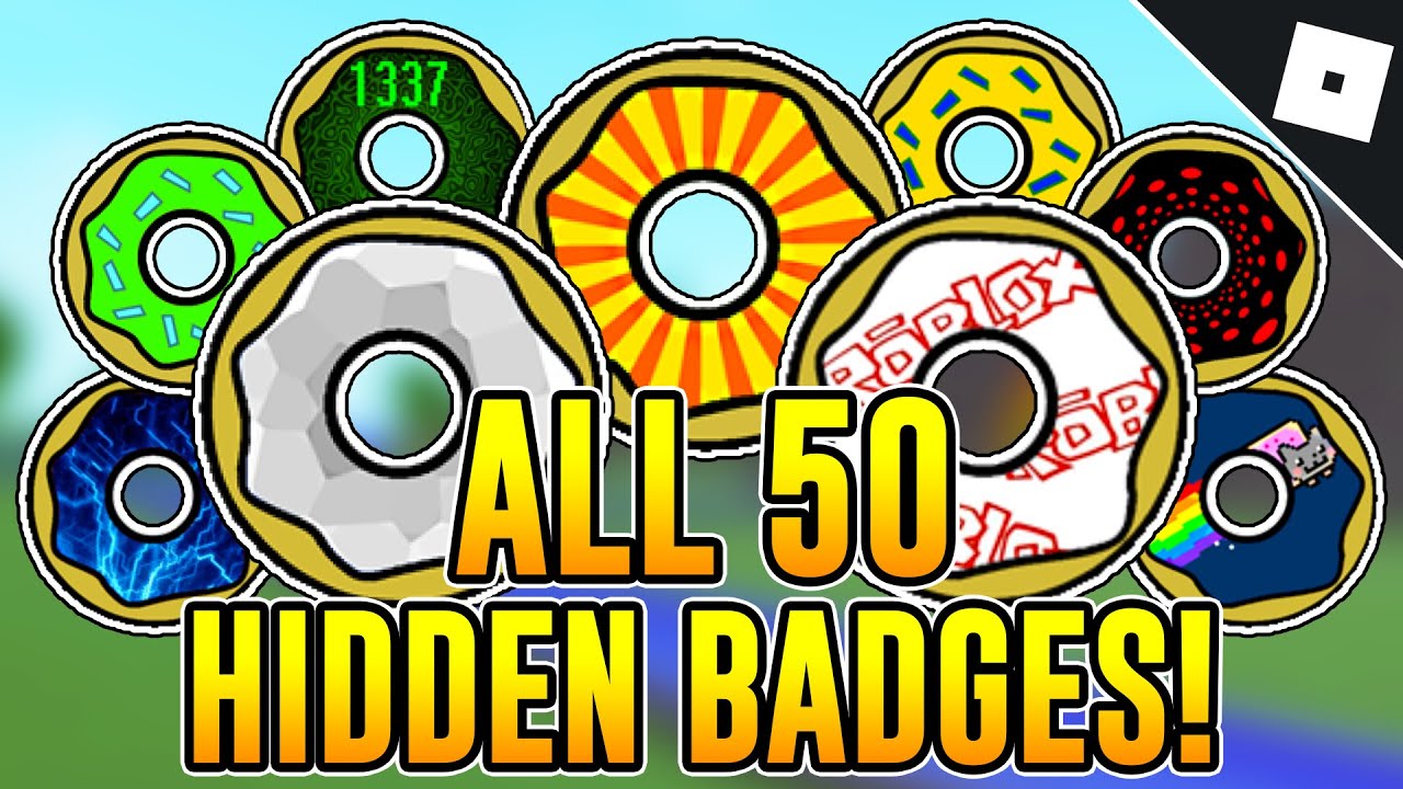 How to get ALL 50 DOUGHNUT BADGES in FIND THE DOUGHNUTS | Roblox - YouTube