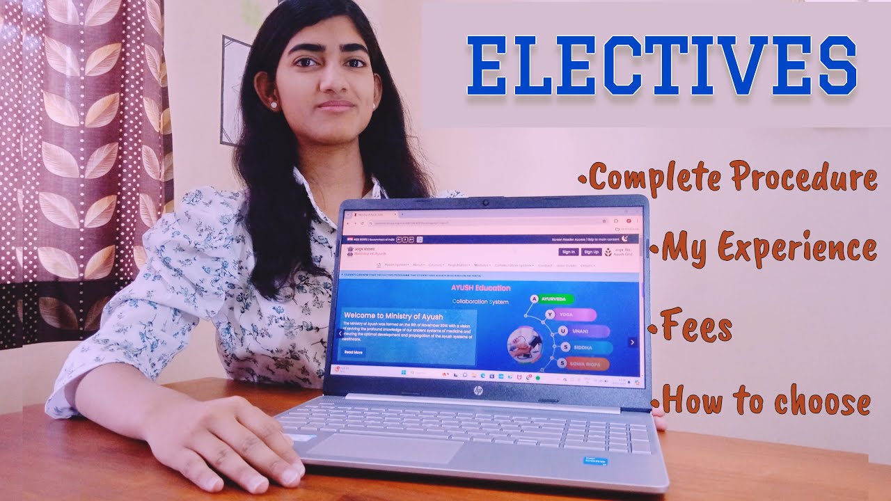 Electives Courses |NCISM electives| BAMS |how to choose| Complete Tutorial |My Experience# ...