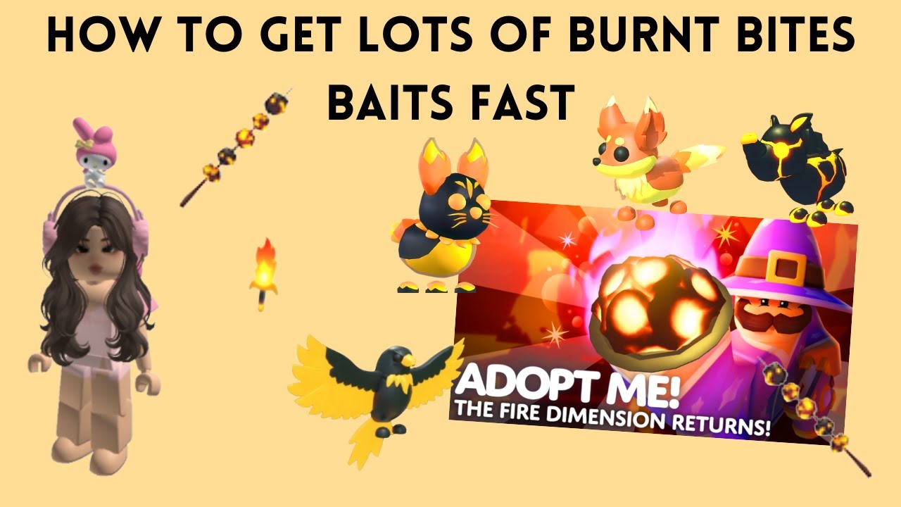 How To Get LOTS Of Burnt Bites Baits FAST | Adopt Me - YouTube