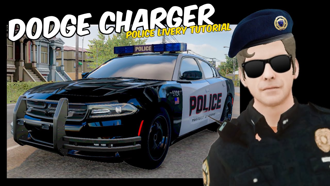 CPM2 DODGE CHARGER POLICE LIVERY FOR RP - TUTORIAL - ELI CPM - YouTube