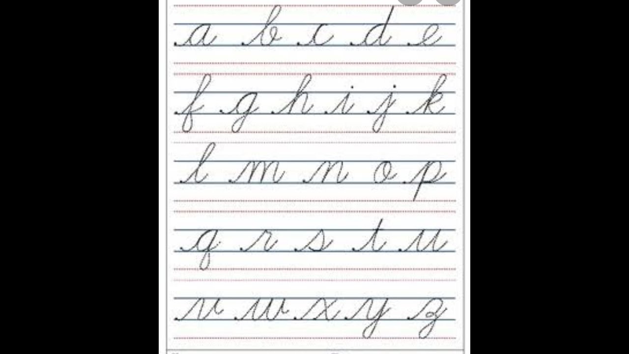 ENGLISH/ CURSIVE WRITING/UKG BY - NITI PRASAD - YouTube