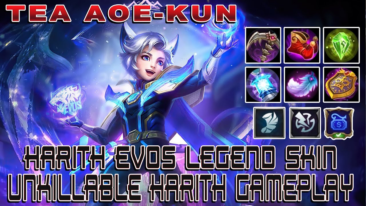 Unkillable Harith Unlimited Chrono Dash | Harith Evos Skin Gameplay by ...