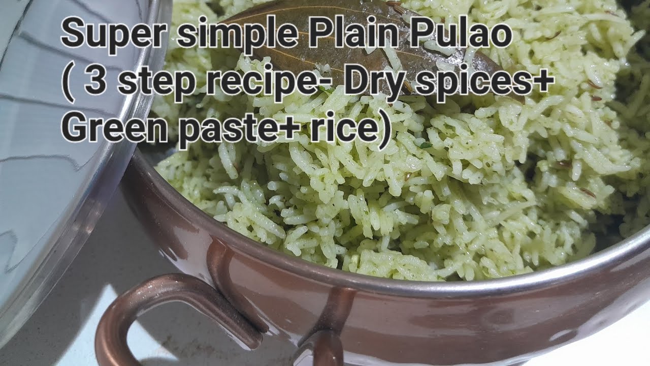 Simple Plain pulao | Easy and tasty recipe #traditional #pulao # ...