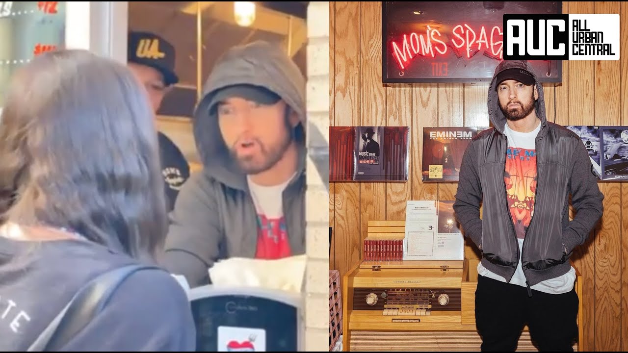 Eminem Serves Food To Fans At His Moms Spaghetti Restaurant Grand ...