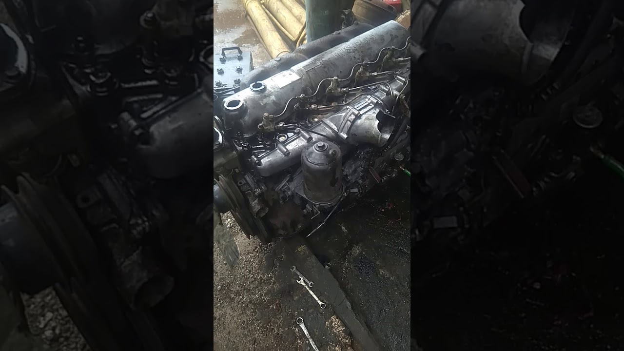 6d16 mitsubishi fuso - YouTube