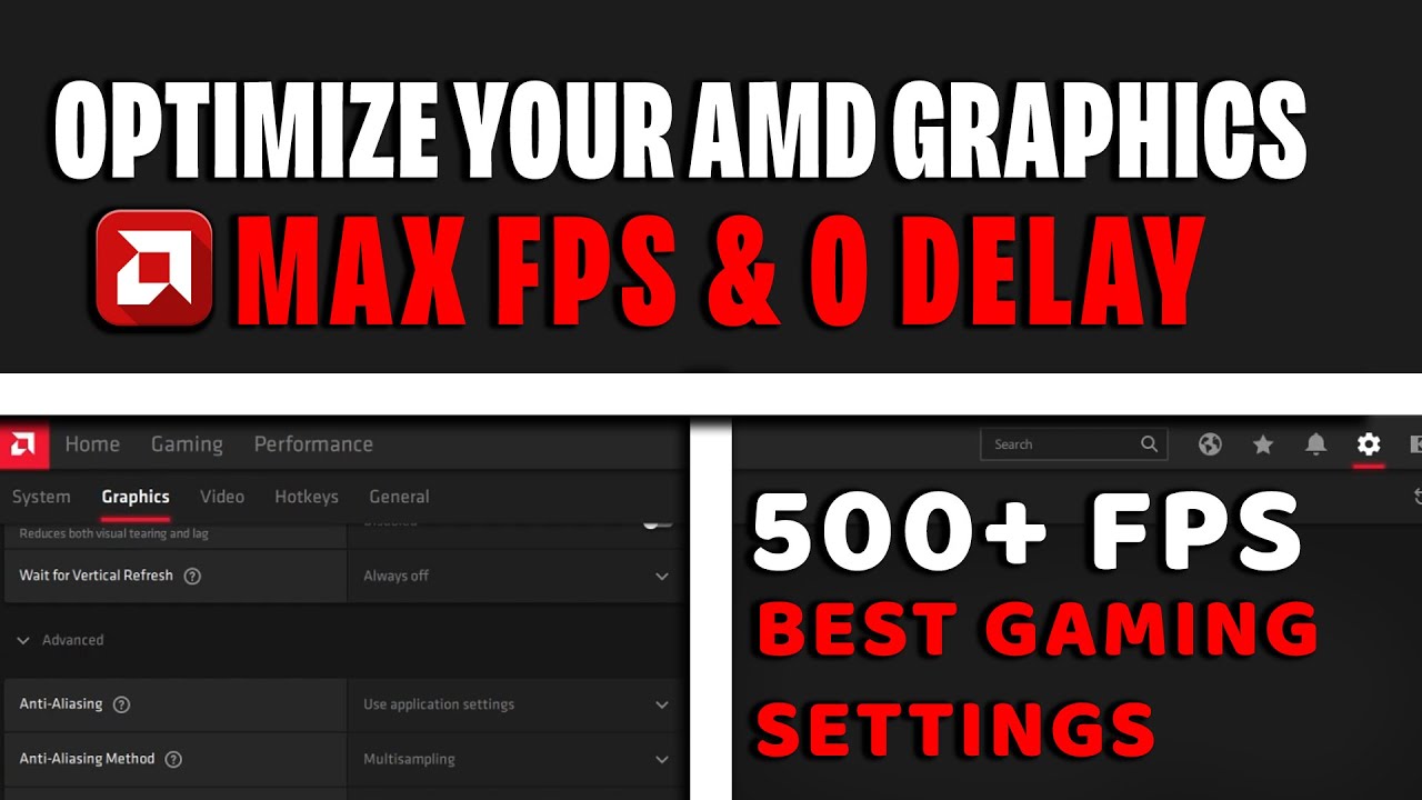 BEST AMD Radeon Settings For GAMING! (FPS BOOST) - YouTube