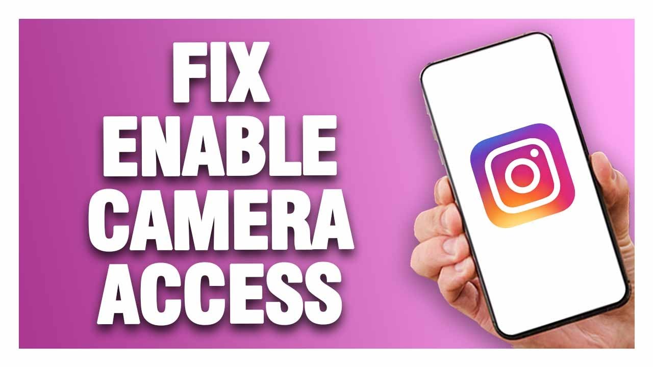 Instagram App Enable Camera Access - How To Fix | Quick Solution - YouTube