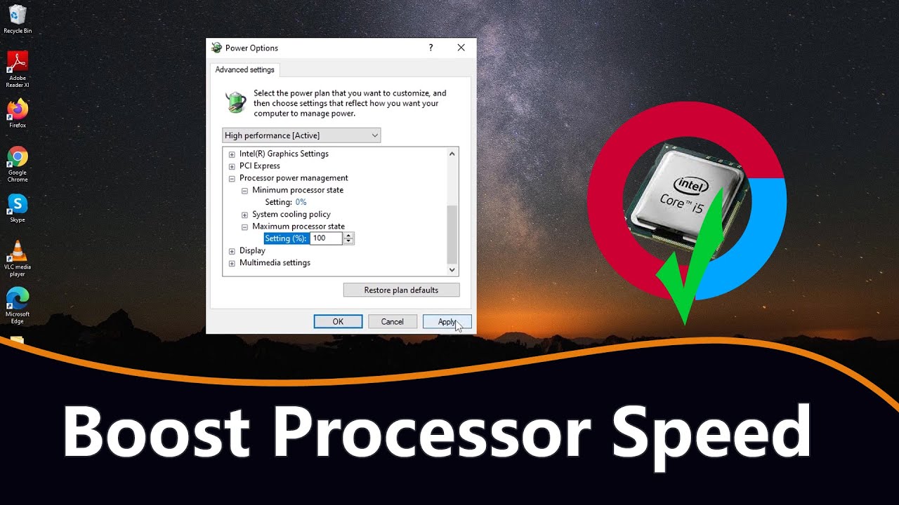 Boost CPU speed in Windows 10 / 2022 - YouTube