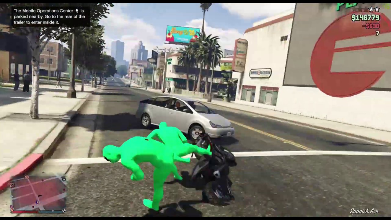 GTA V green aliens compilation! - YouTube