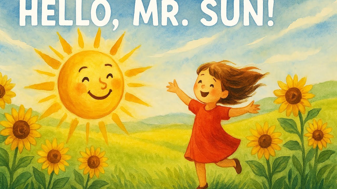 The Sun Song 🌞 | Hello Mr. Sun for Kids | Fun Preschool Learning Music ...