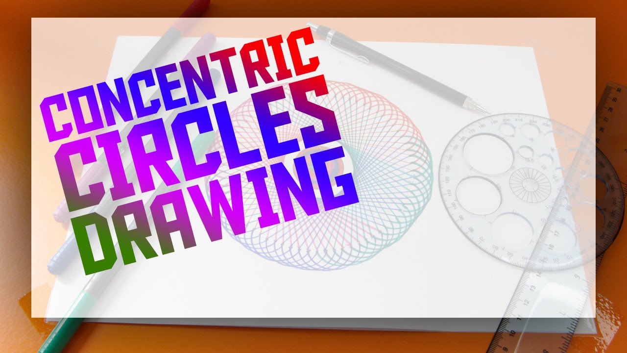 Engineering Drawing : Concentric Circle - YouTube