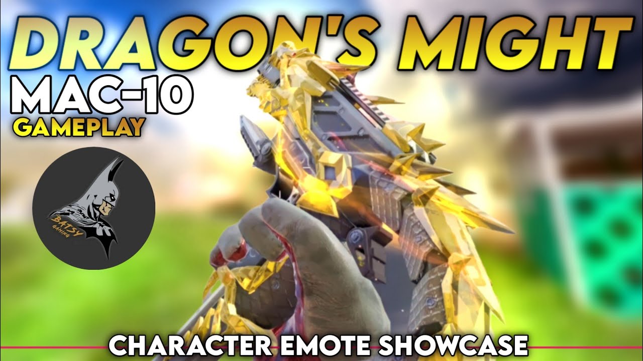 Dragon's Might Mac-10 gameplay lobby showcase emote - codm Leaks s1 ...