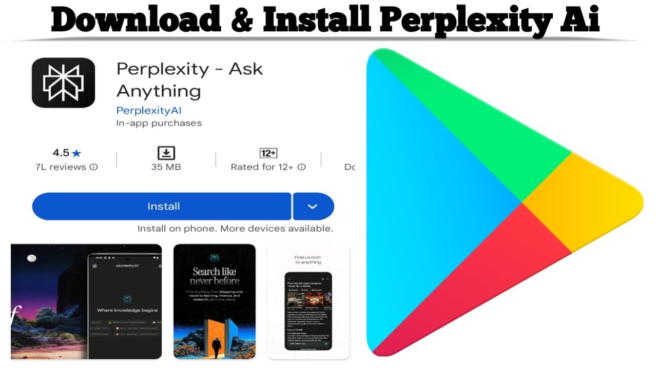 How to Download and Install Perplexity Ai App - YouTube