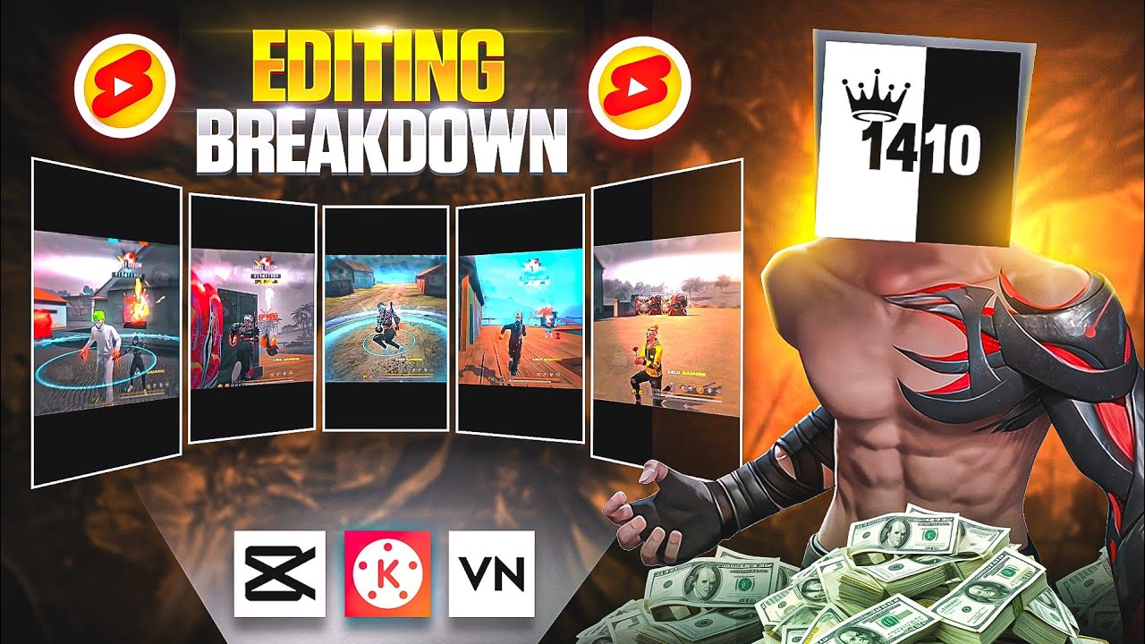 1410 Gaming Short Video Editing Tutorial 🤯 | Detailed Editing Breakdown ...