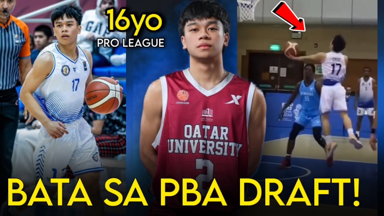 PINAKA BATA SA PBA DRAFT! 16 Years old sa Pro League!, Naglalaro sa ...