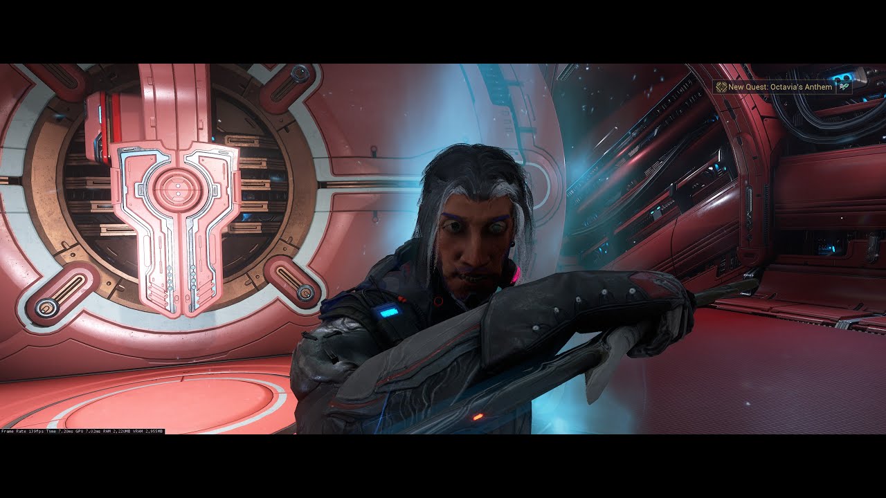Warframe Arthur/Excalibur Umbra face glich - YouTube