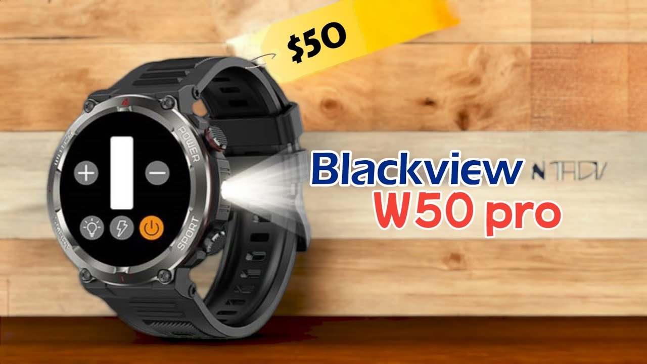 Blackview W50 pro - $50 IP68 watch. | quick Unboxing and feature review ...