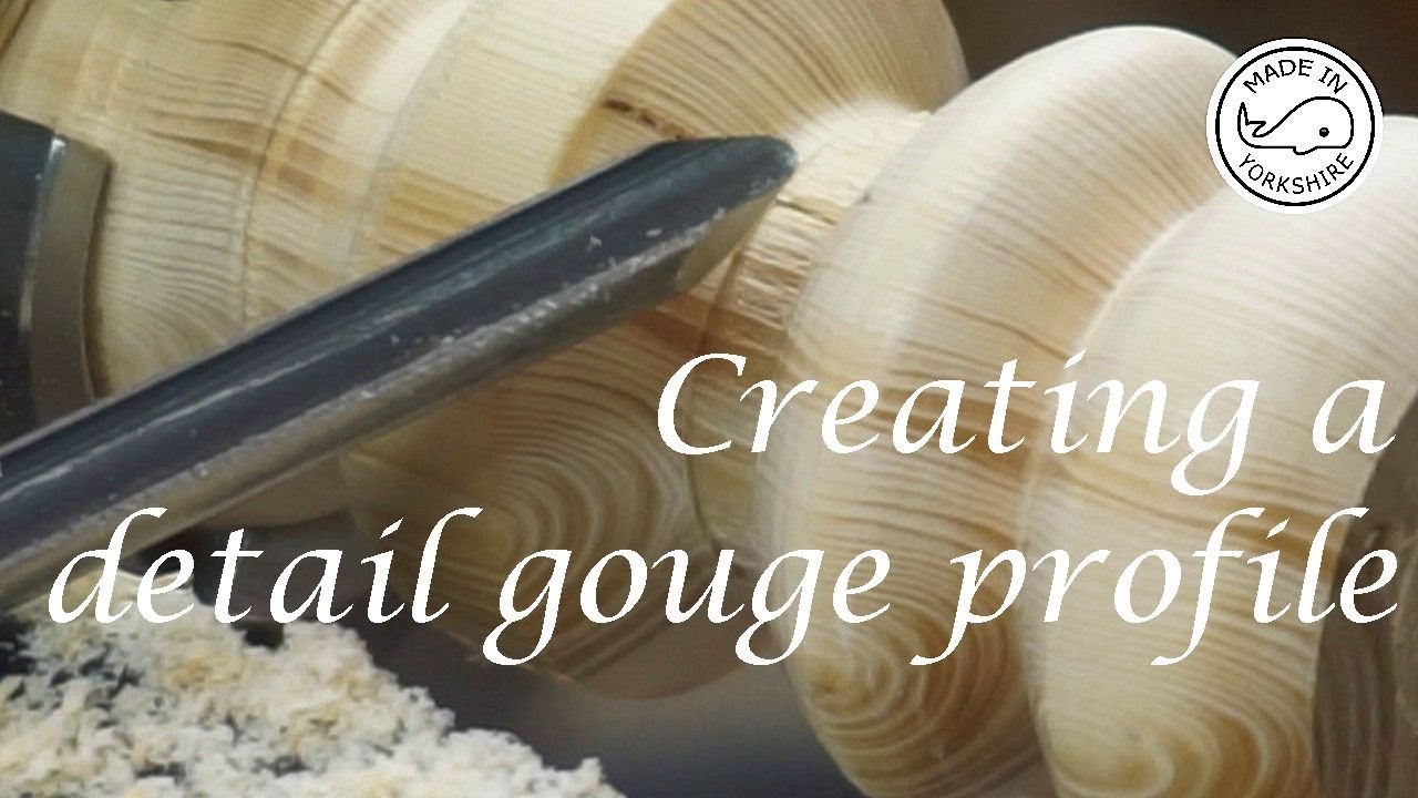 #33 Creating a Detail Gouge Profile - YouTube