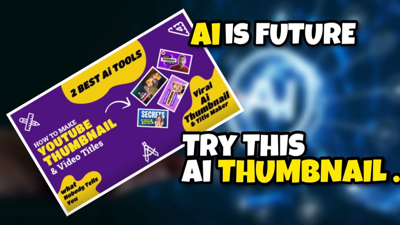 AI Thumbnail & Titles Maker | 2 Best Free Ai Tools !!! - YouTube