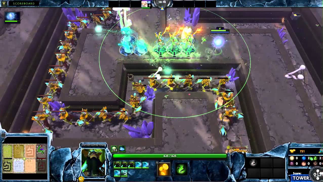 Dota 2 Element TD - Insane 350k - YouTube