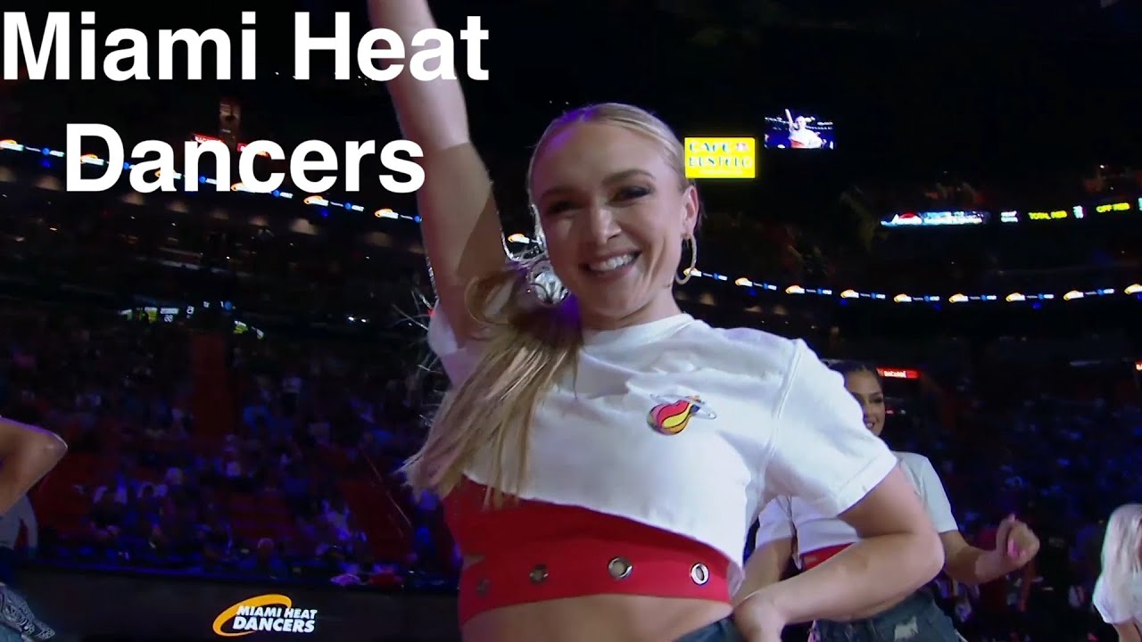 Miami Heat Dancers Nba Dancers 452022 Dance Performance Heat Vs Hornets Youtube