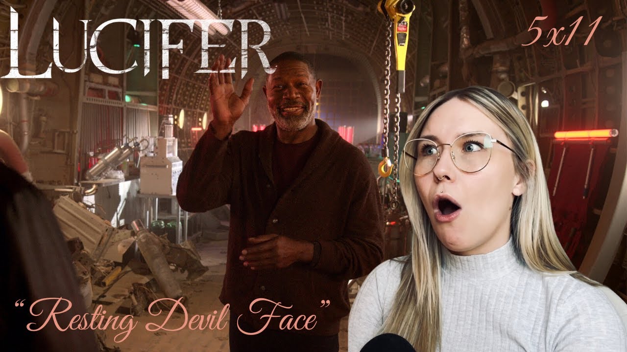 Lucifer S05E11 - "Resting Devil Face" Reaction - YouTube