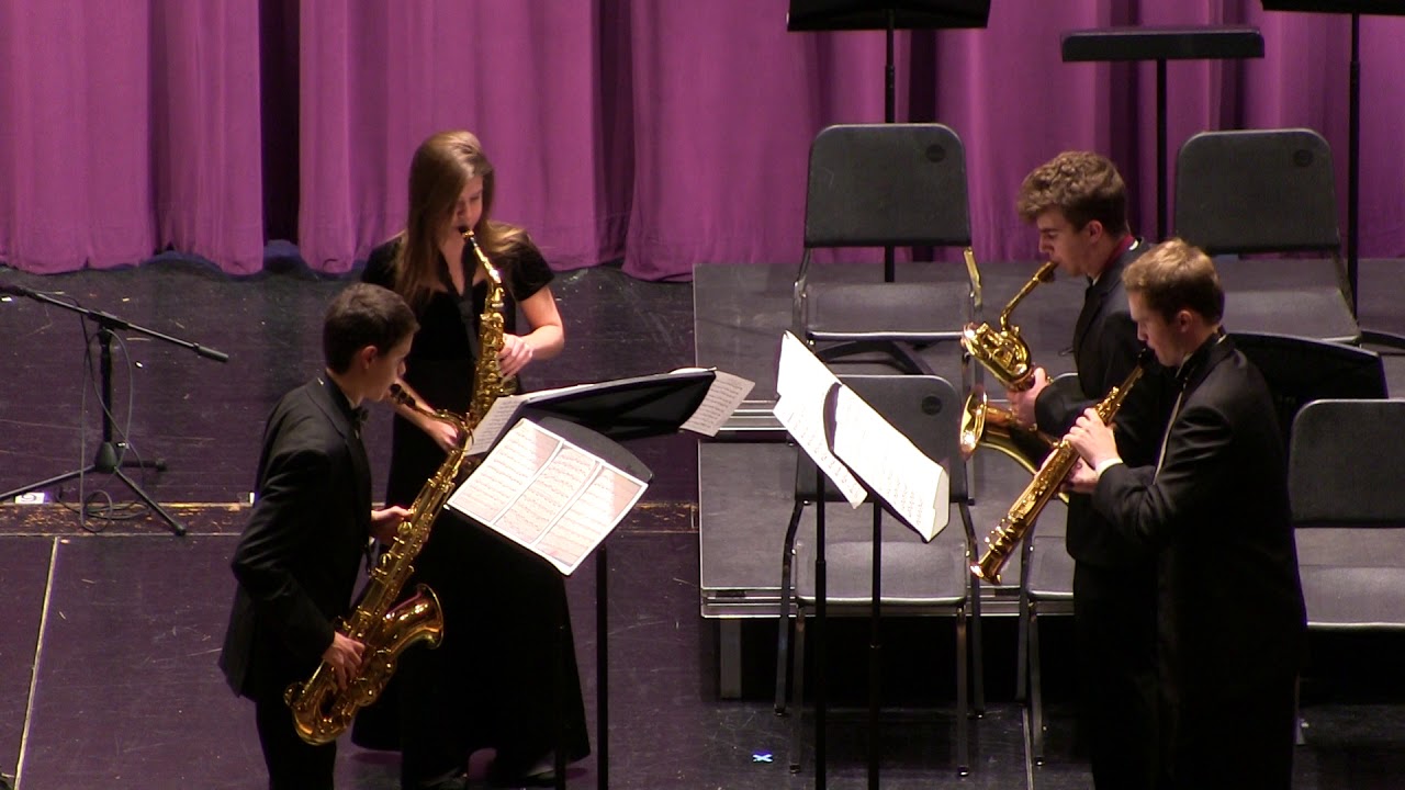 2020 Floyd Central Band Pops - Sax Quartet - YouTube