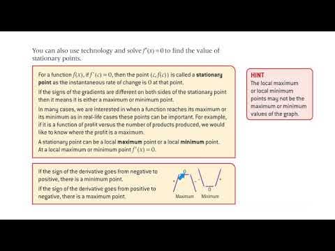 Differential Calculus - Maximum and Minimum points - YouTube