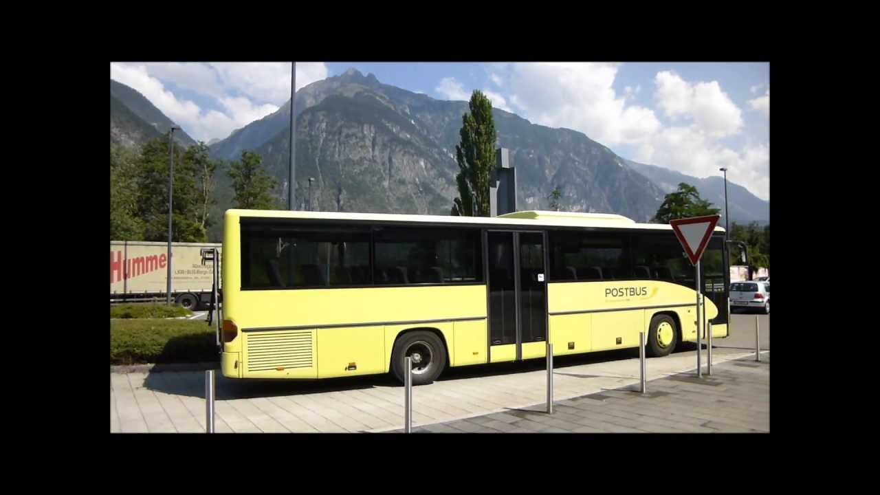 [ÖBB-Postbus Tirol] Buses in Landeck-Zams - YouTube