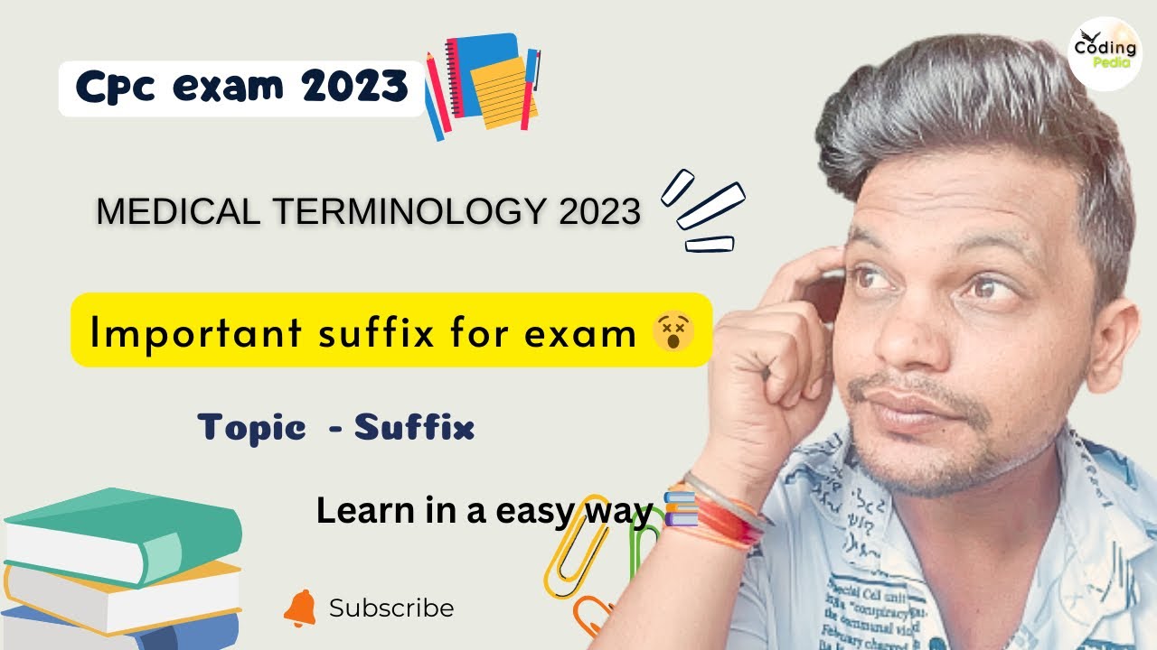 CPC Medical terminology 2023 ll Important suffix for cpc exam ll #cpc # ...