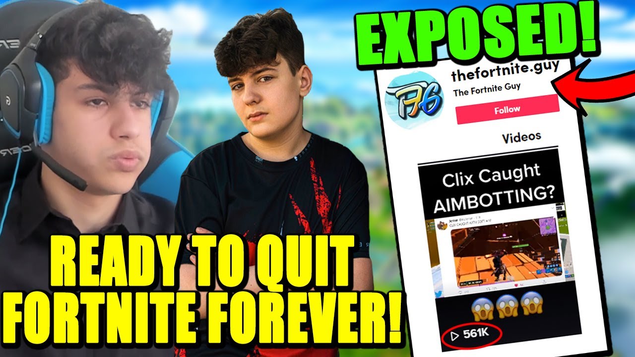 Clix & Ron FURIOUS at Epic for RUINING FNCS! "WORST GAME EVER" Viral ...